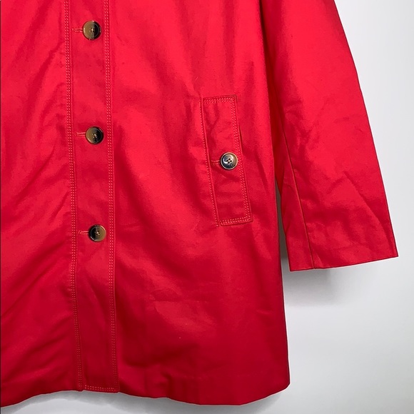 GAP | Jackets & Coats | Nwts Gap Red Cotton Classic Trench Coat | Poshmark